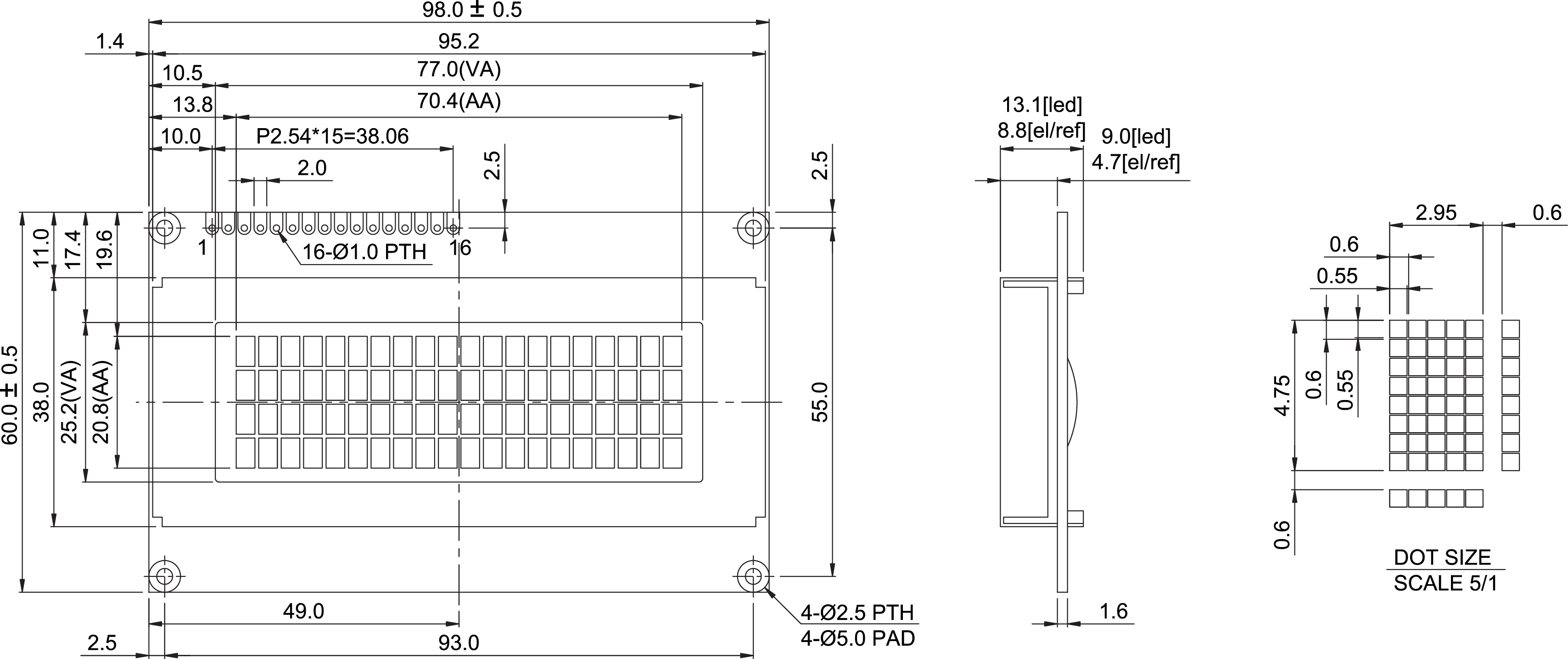 20X4 Character LCD